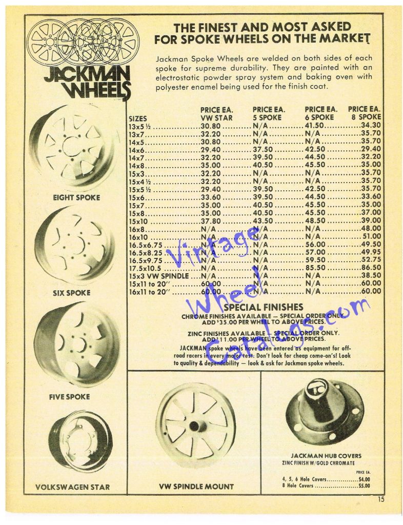 Jackman | Vintage Wheel Catalogs