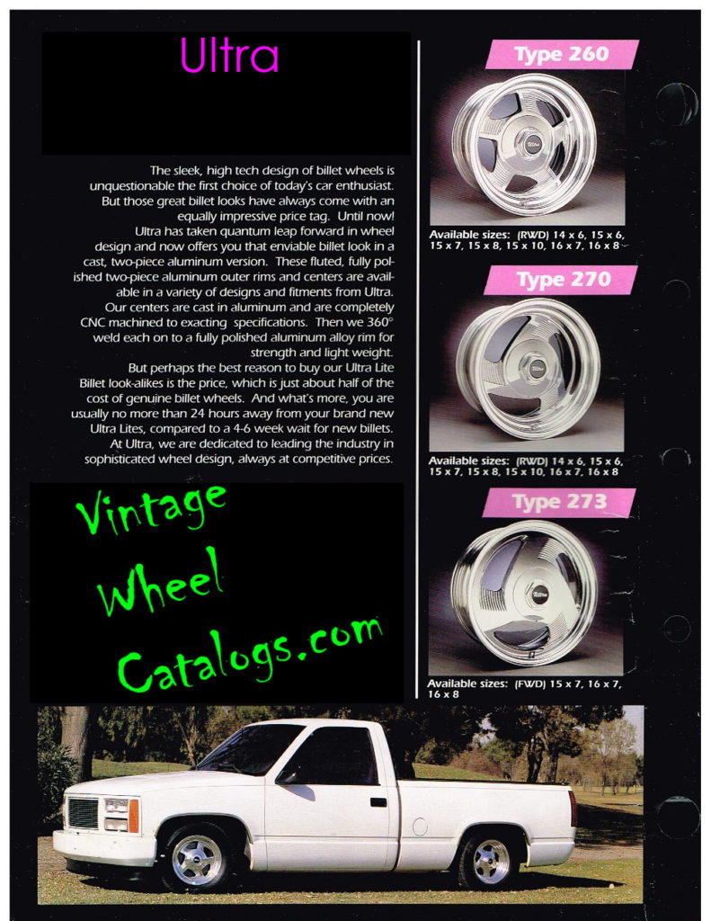 Ultra | Vintage Wheel Catalogs