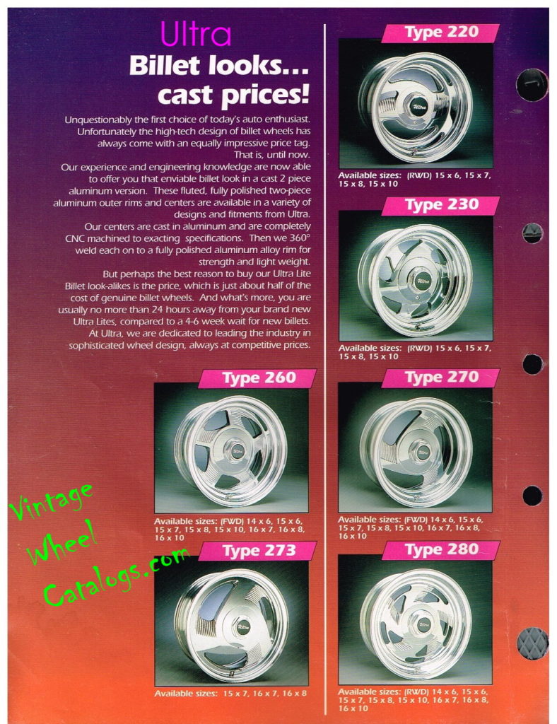 Ultra | Vintage Wheel Catalogs