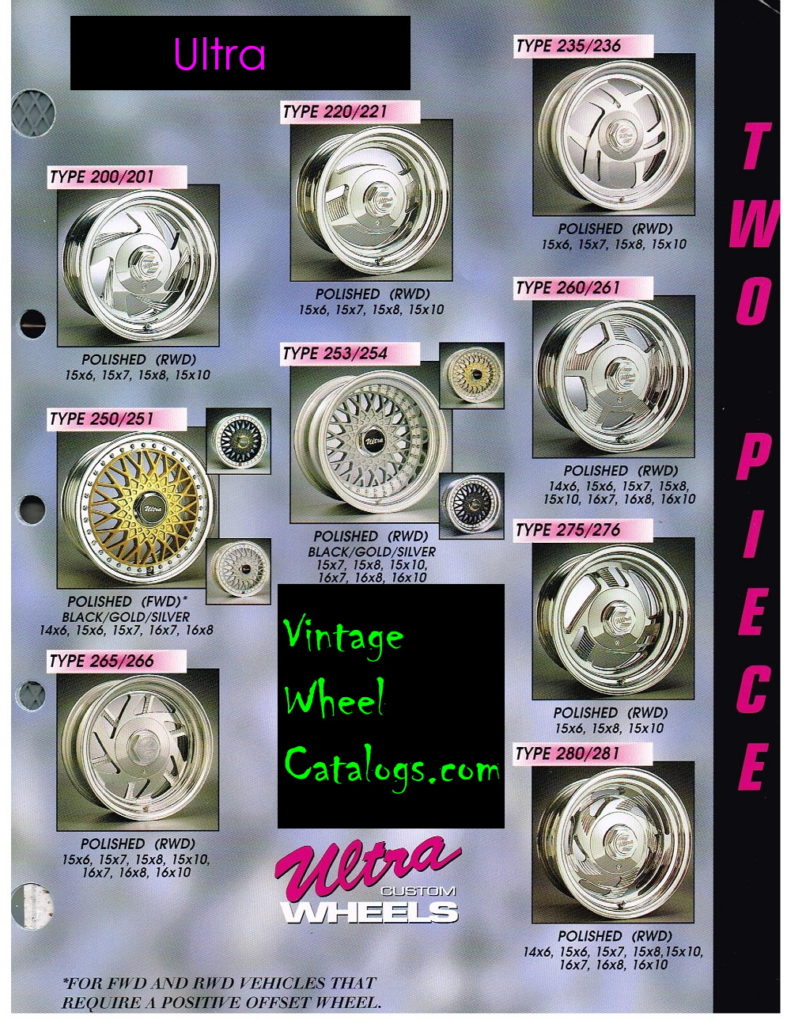 Ultra | Vintage Wheel Catalogs