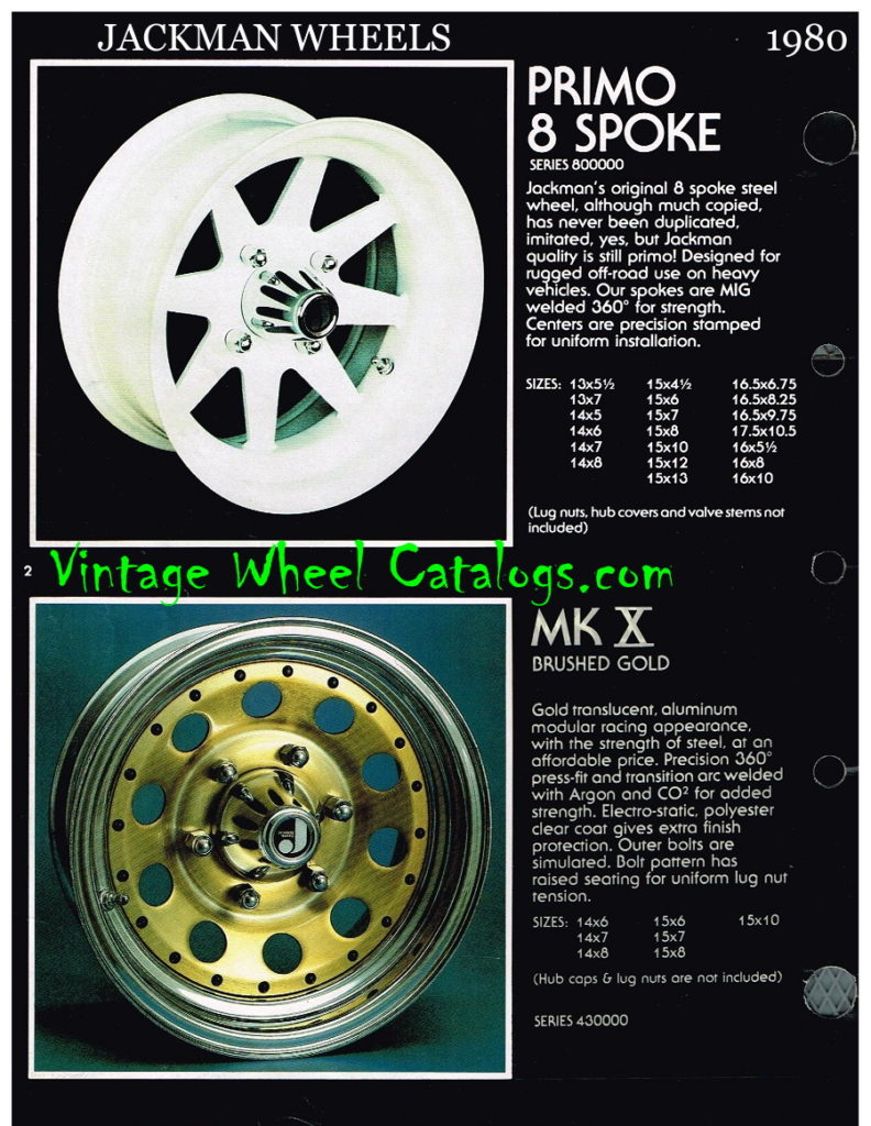 Jackman | Vintage Wheel Catalogs