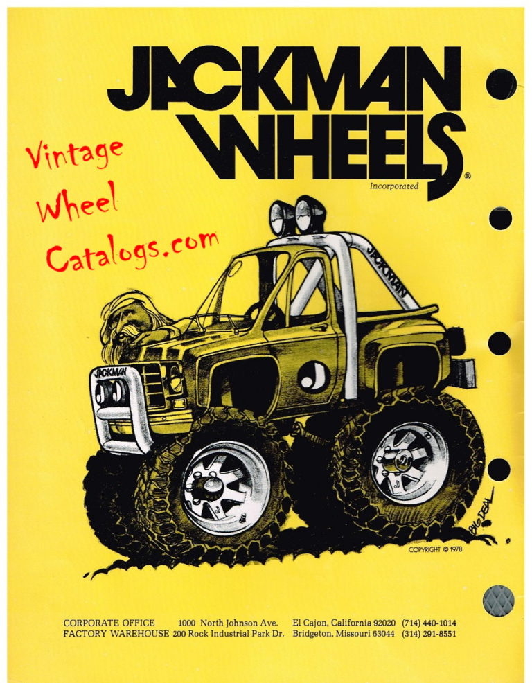Jackman | Vintage Wheel Catalogs