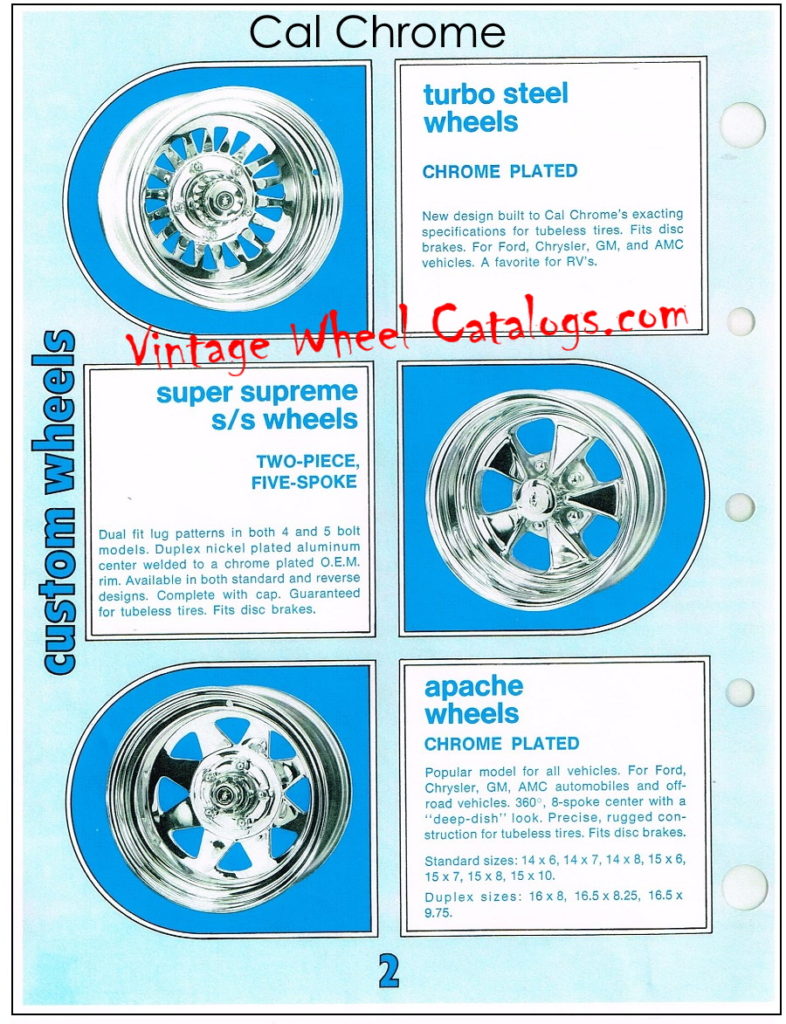 Cal Chrome | Vintage Wheel Catalogs
