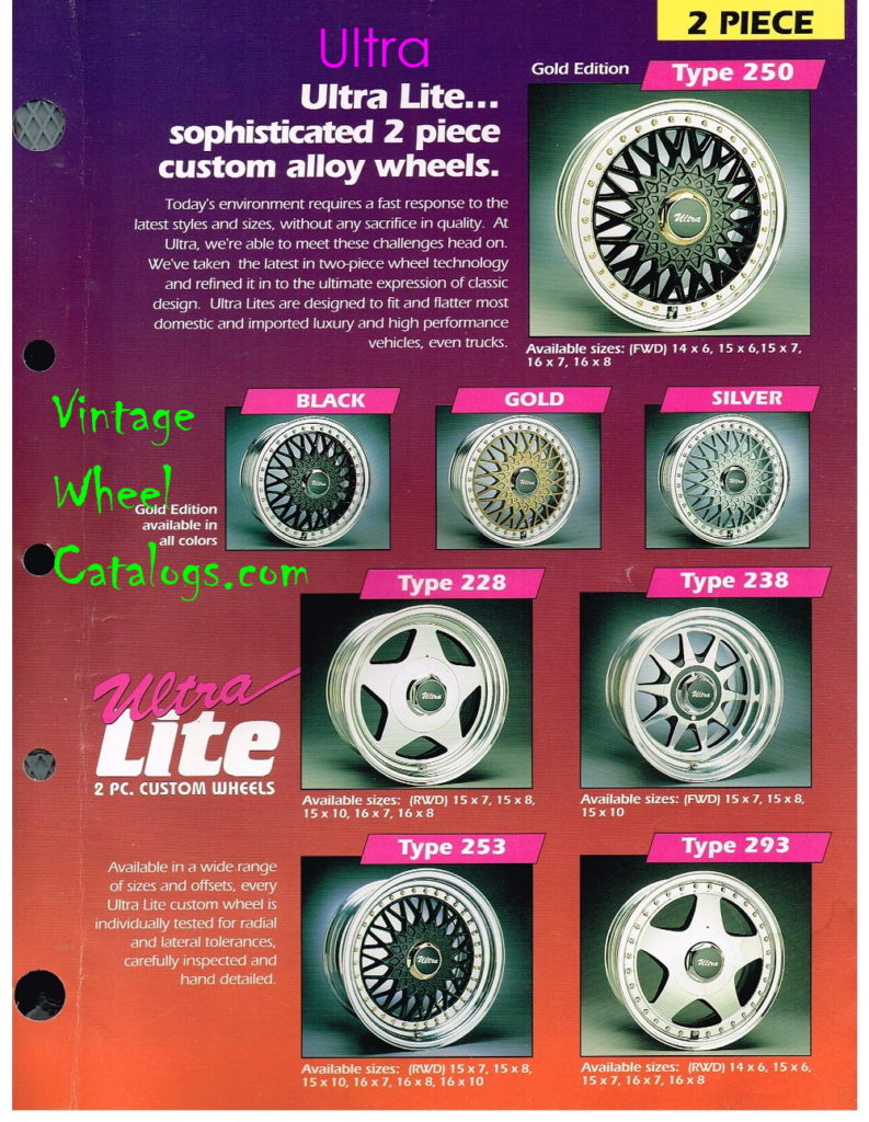 Ultra | Vintage Wheel Catalogs