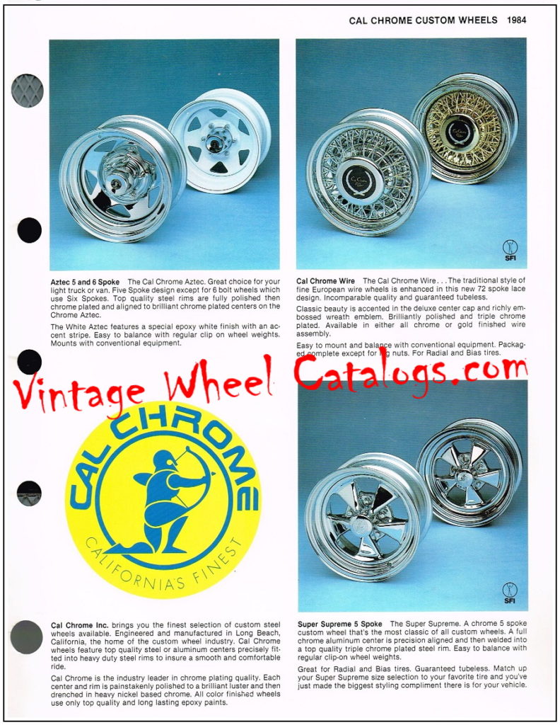 Cal Chrome | Vintage Wheel Catalogs