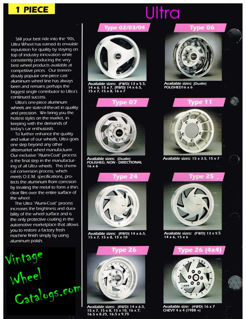 Ultra | Vintage Wheel Catalogs