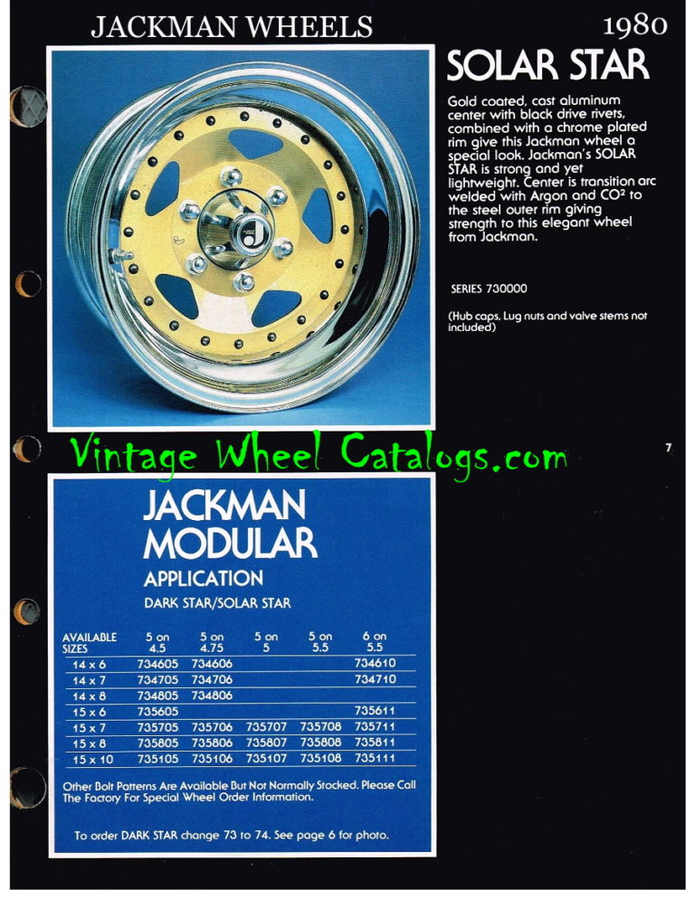 Jackman | Vintage Wheel Catalogs