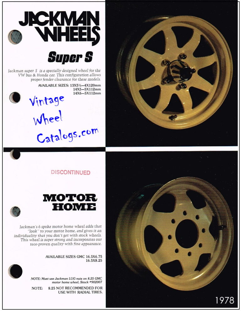 Jackman | Vintage Wheel Catalogs