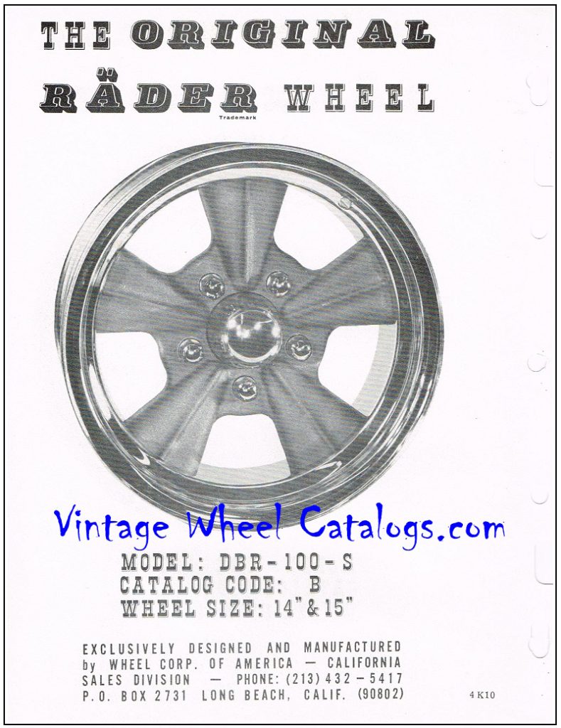 Rader | Vintage Wheel Catalogs